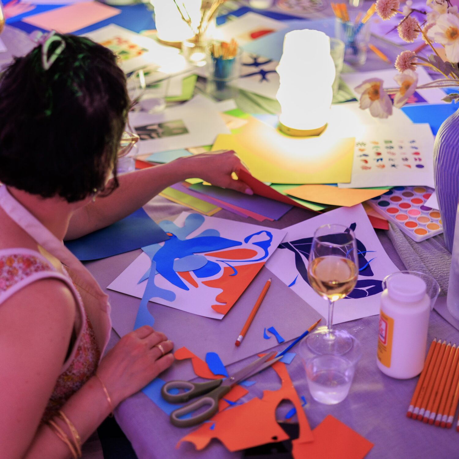 Matisse Collage Art Class Miami – Matisse-Inspired Paper Collage Workshop