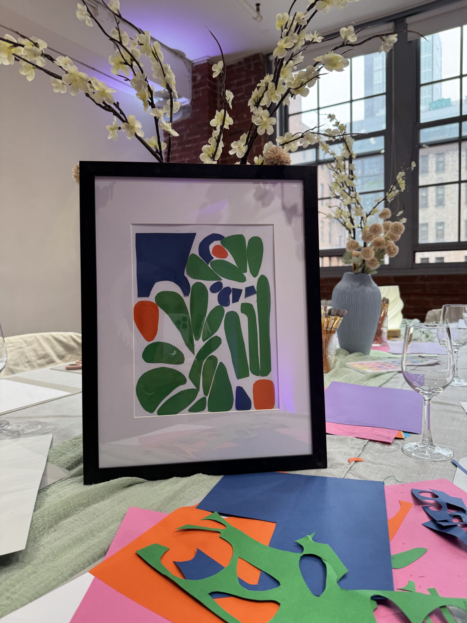 Matisse Collage Art Class NYC – Matisse-Inspired Paper Collage Workshop